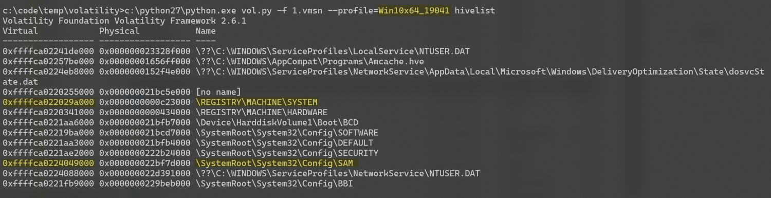 Hashdump Hbootkey Is Not Valid · Issue 617 · Volatilityfoundation Volatility3 · Github