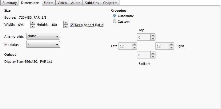 Display Aspect Ratio Issue · Issue 2691 · Handbrake Handbrake · Github