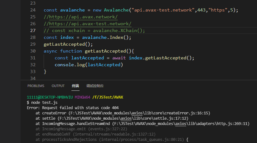 Can anyone help me solve this problem · Issue #354 · ava-labs/avalanchejs · GitHub