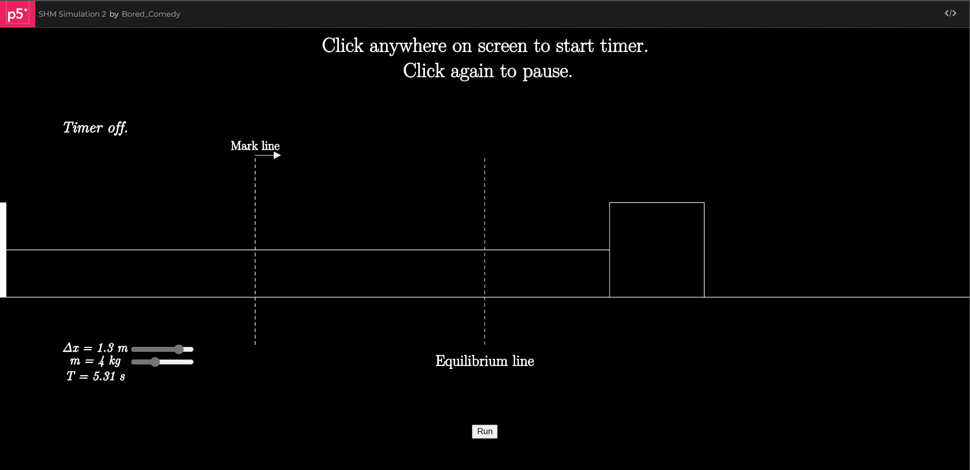GitHub - AlHarari/Simple-SHM-Simulator: A simple (yet helpful!) SHM simulator written in p5.js