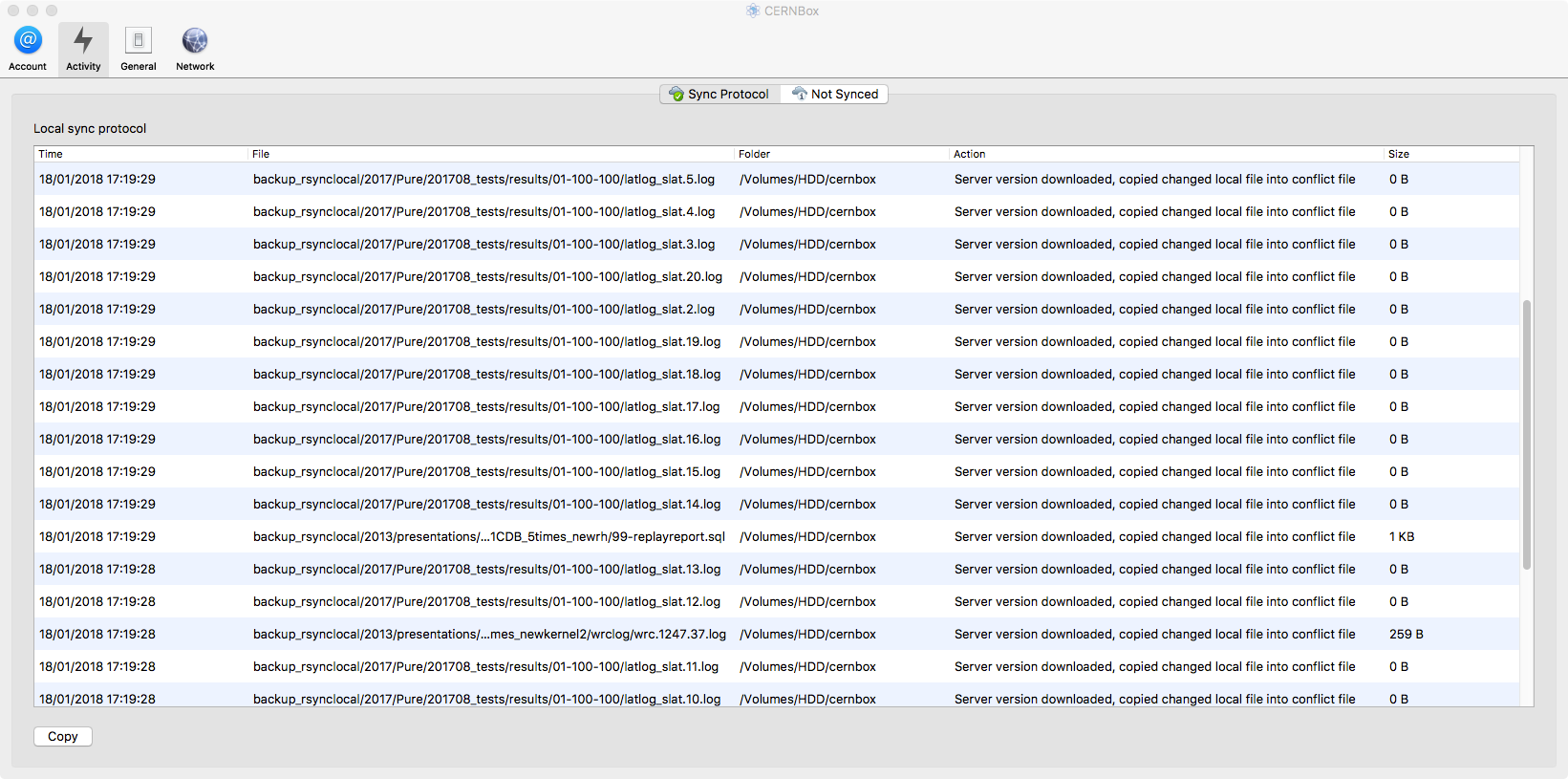 misleading "conflict file downloaded" activity message · Issue #6316 ...
