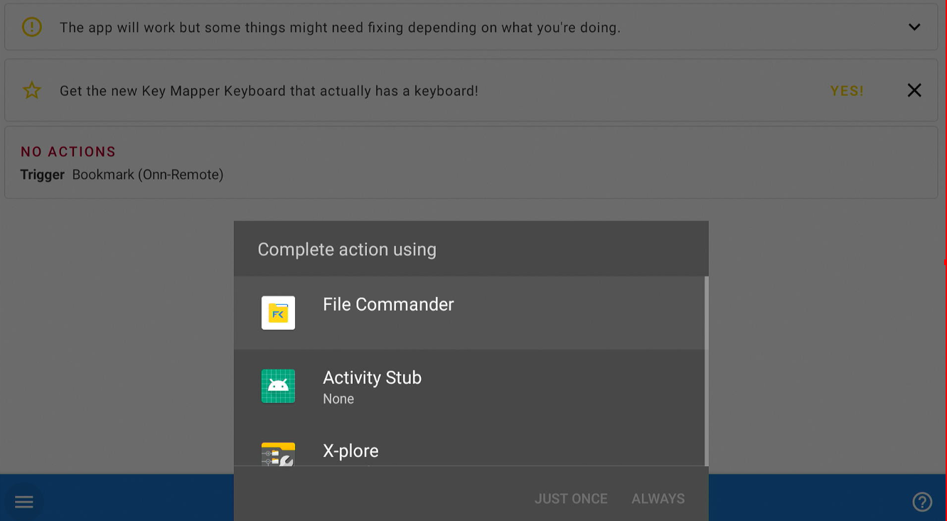 Backup not working on Android TV · Issue #978 · keymapperorg/KeyMapper · GitHub