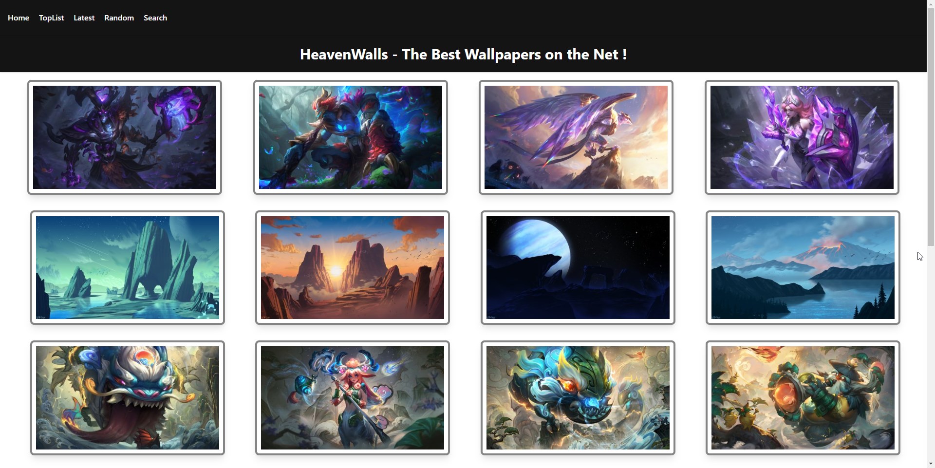 GitHub - xtremeandroid/heavenWalls: A React wallpaper app that uses the Wallhaven API is a web ...