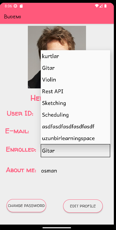 Profile page enrolled learning spaces is seen. · Issue #713 · bounswe/bounswe2022group1 · GitHub