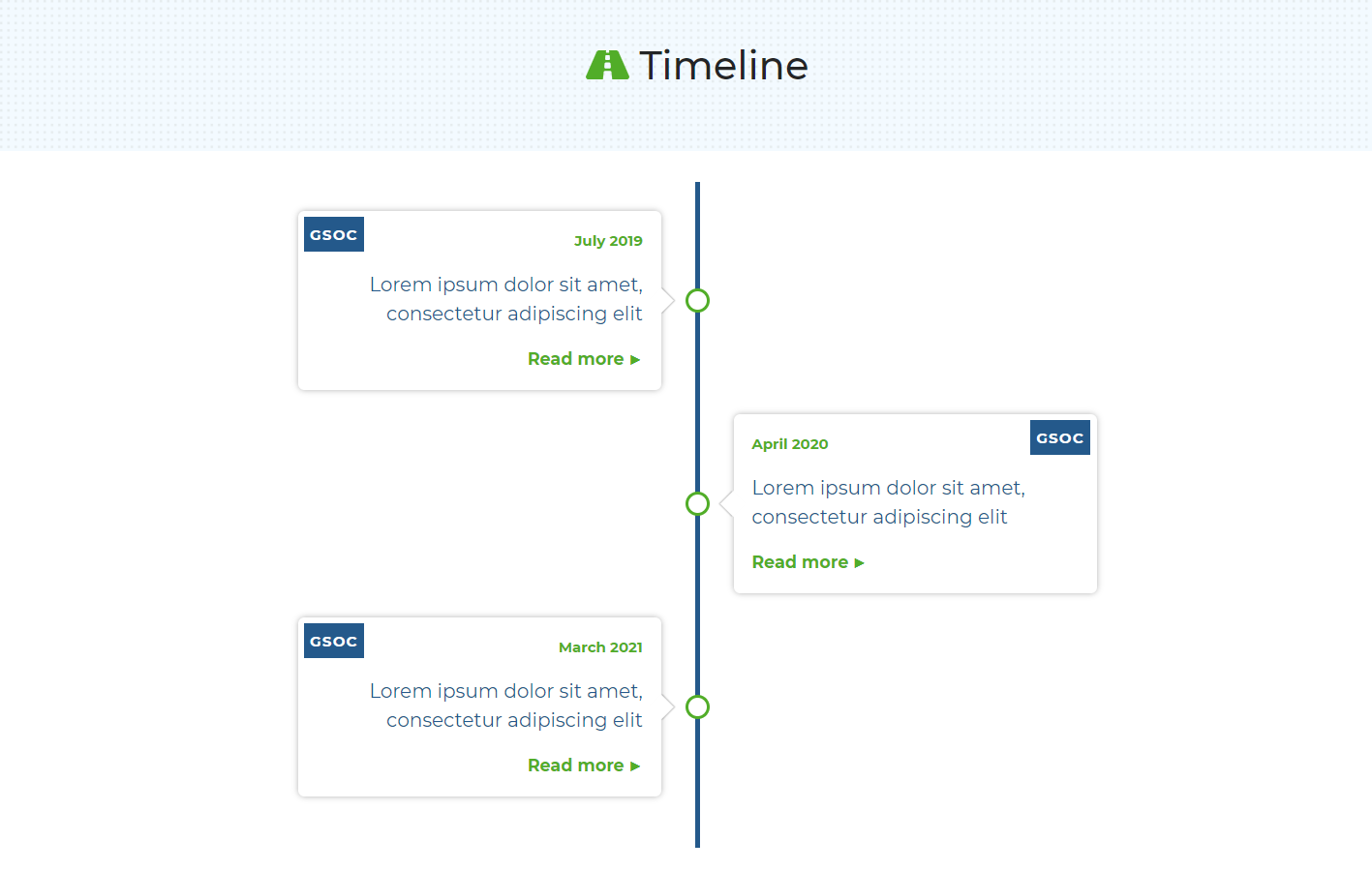 Create Carousel, Pricing, Timeline, Timestamp, Countdown, Card and ...