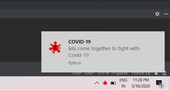 GitHub - mrumerkhan/COVID-19-TRACKER-AND-NOTIFICATION-ALERT: covid-19 notification and data ...