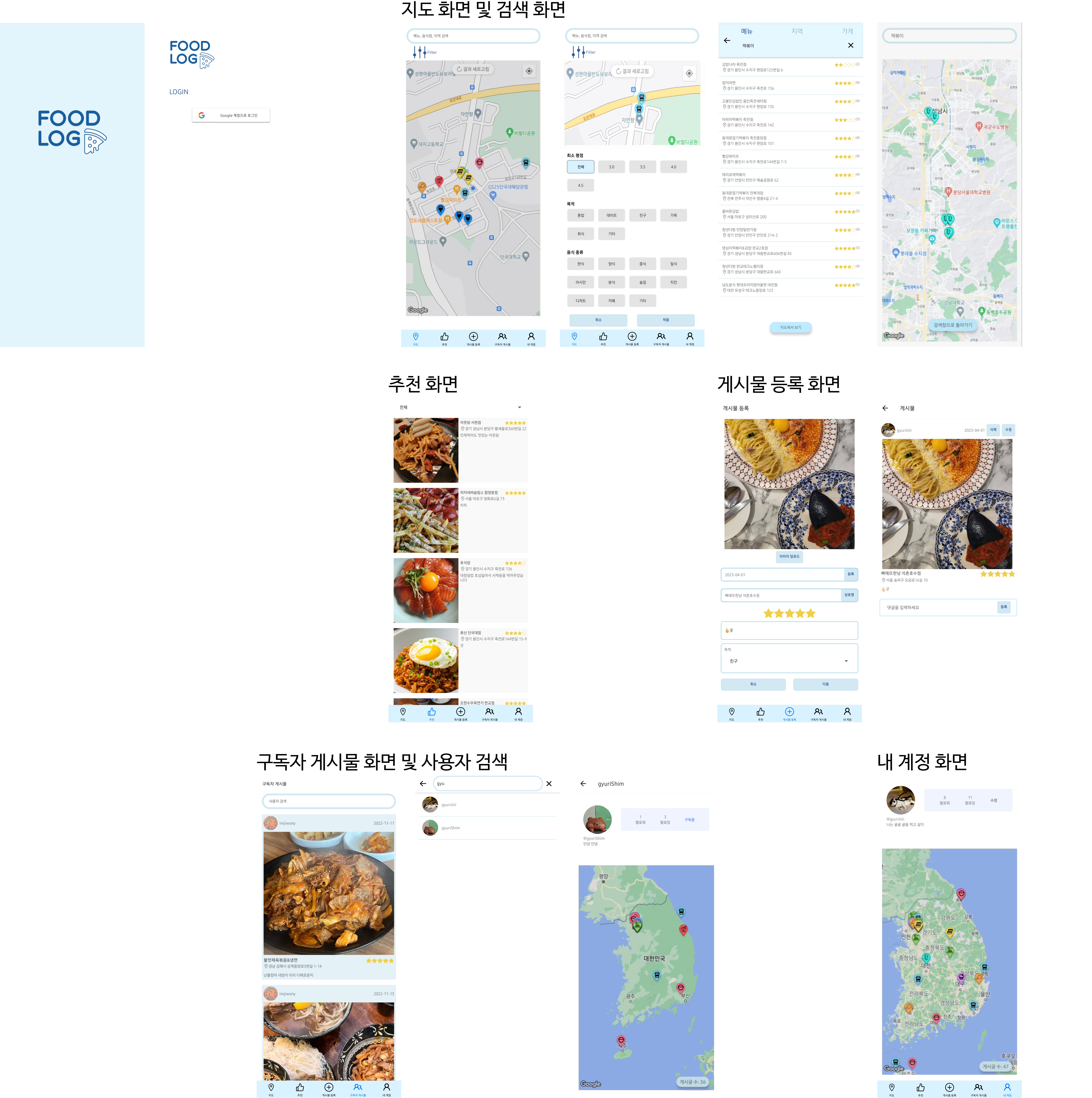 GitHub - gyul-yee/foodLogFront