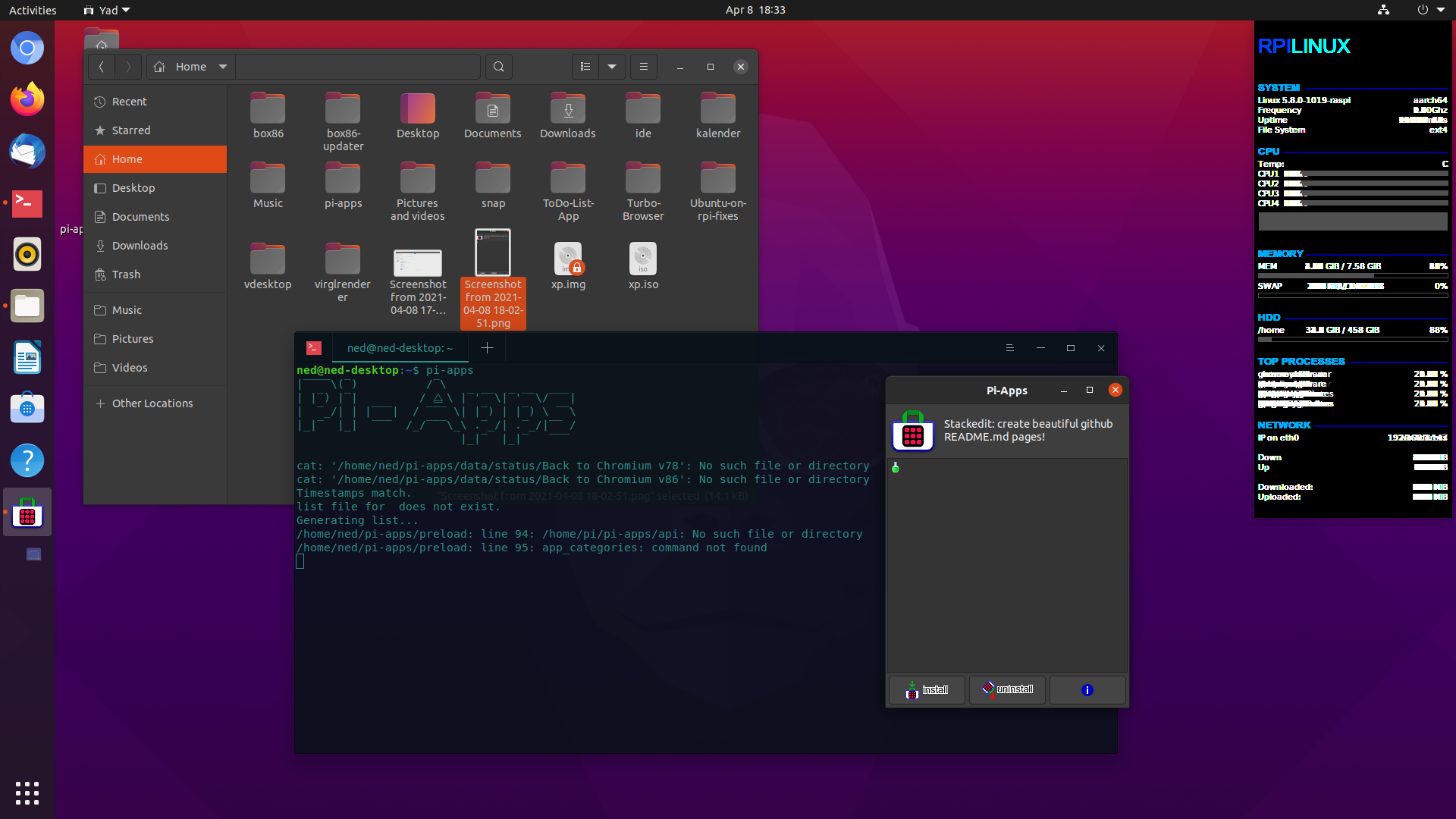 My pi-apps broke after update · Issue #558 · Botspot/pi-apps · GitHub