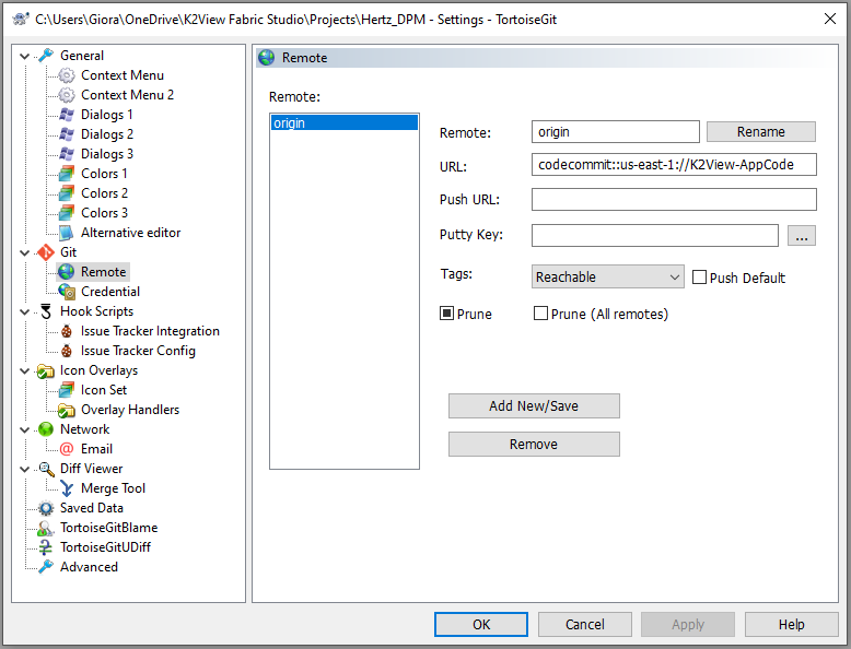 Failed to connect using GIT AWS DB repository · Issue #169 · k2view-academy/K2View-Academy · GitHub
