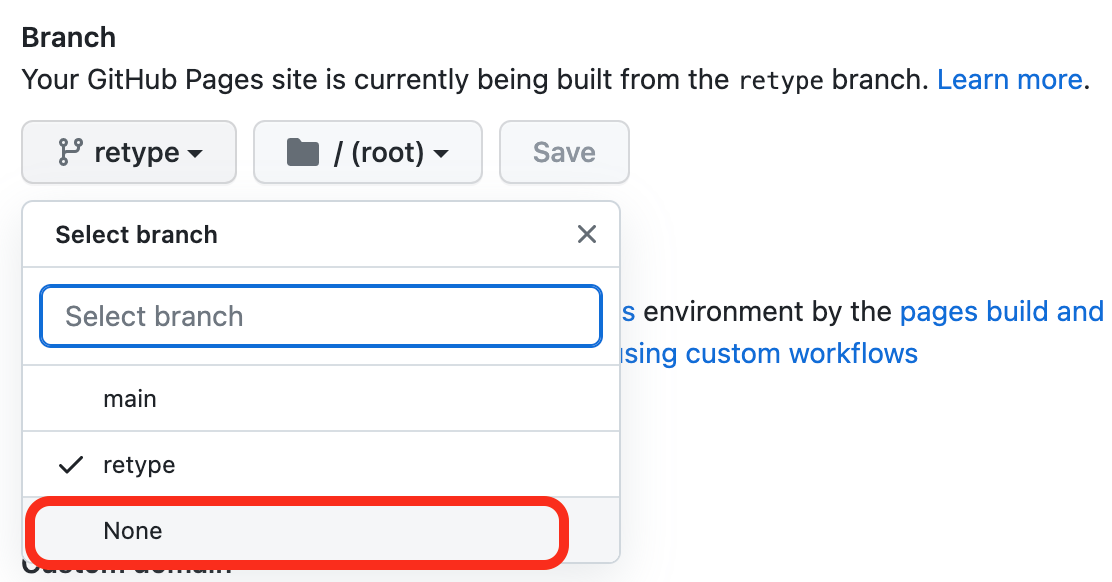 Unable to overwrite branch · Issue #536 · retypeapp/retype · GitHub