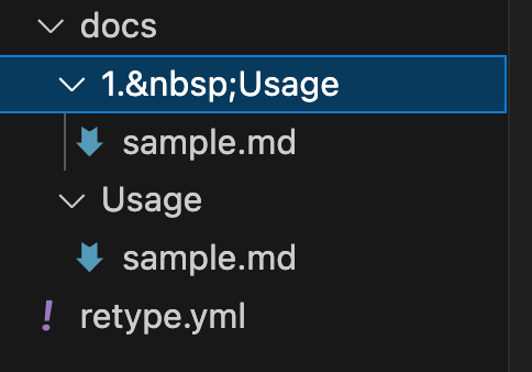 Folder Names With Numbers Result In Incorrectly Displayed name · Issue #650 · retypeapp/retype ...