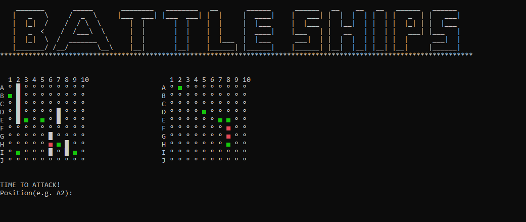 GitHub - paulhoban67/BattleShips-Game: Jocul consta in asezarea pe ...