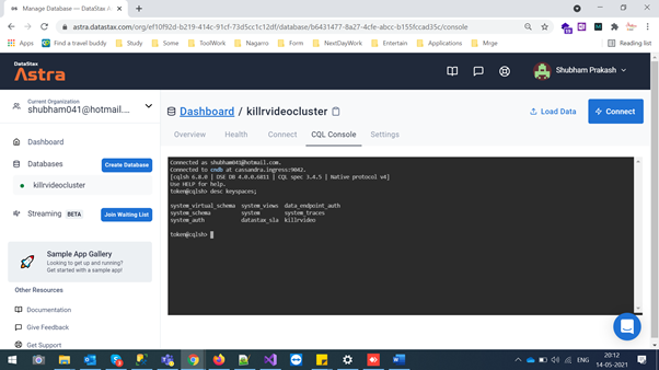 [HW] SHUBHAM PRAKASH · Issue #113 · datastaxdevs/workshop-intro-to-cassandra · GitHub