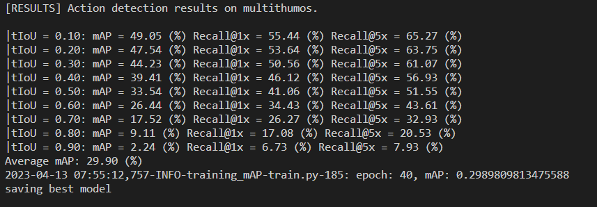 Reproduce experiment · Issue #1 · TuanTNG/TemporalMaxer · GitHub Reproduce experiment · Issue #1 · TuanTNG/TemporalMaxer · GitHub
