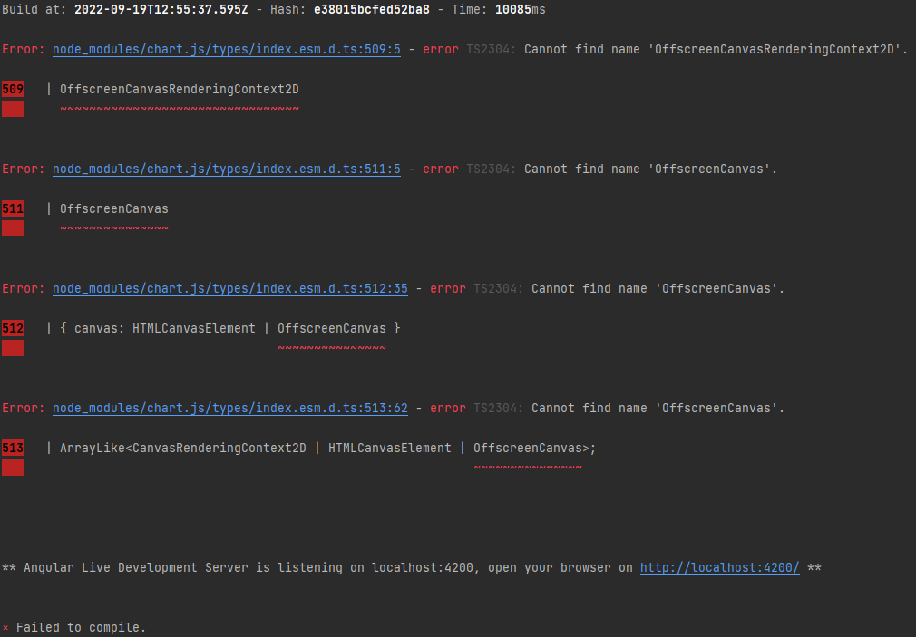 [bug] Cannot Find Name Offscreencanvas In New Project · Issue 2485 · Kirbydesign Designsystem