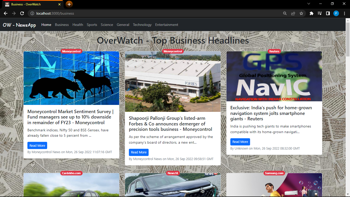 GitHub - Pratik00019/OverWatch-NewsApp: OverWatch is a newsapp where ...