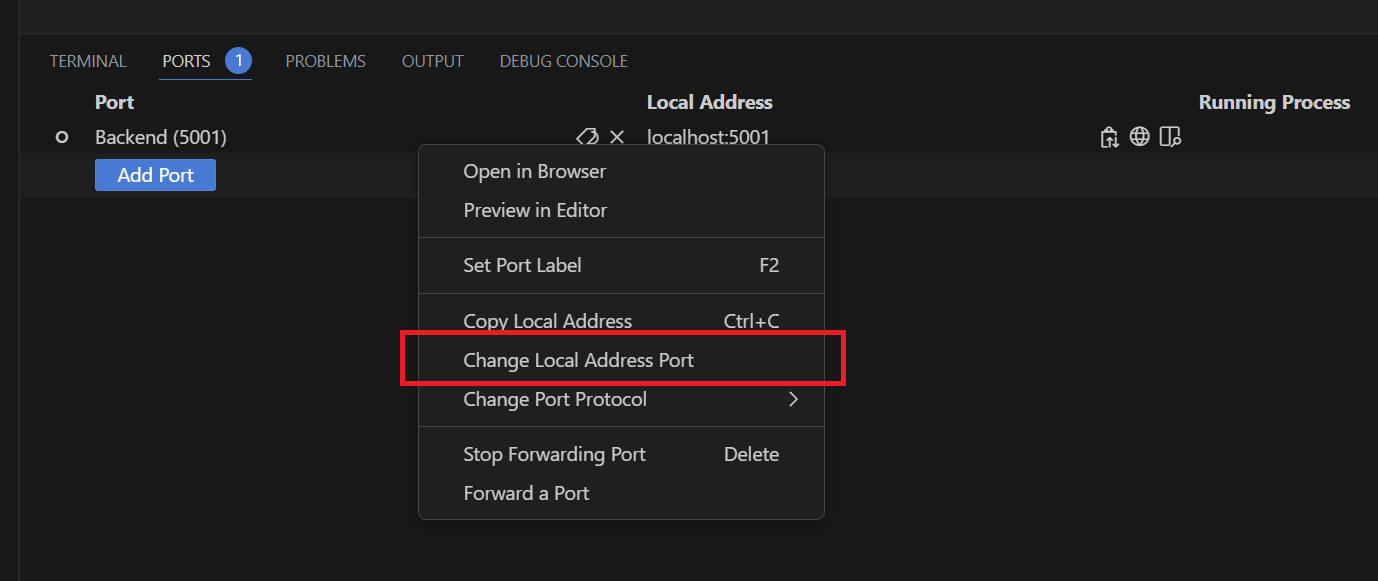 Change Port Vscode at James Mcclintock blog