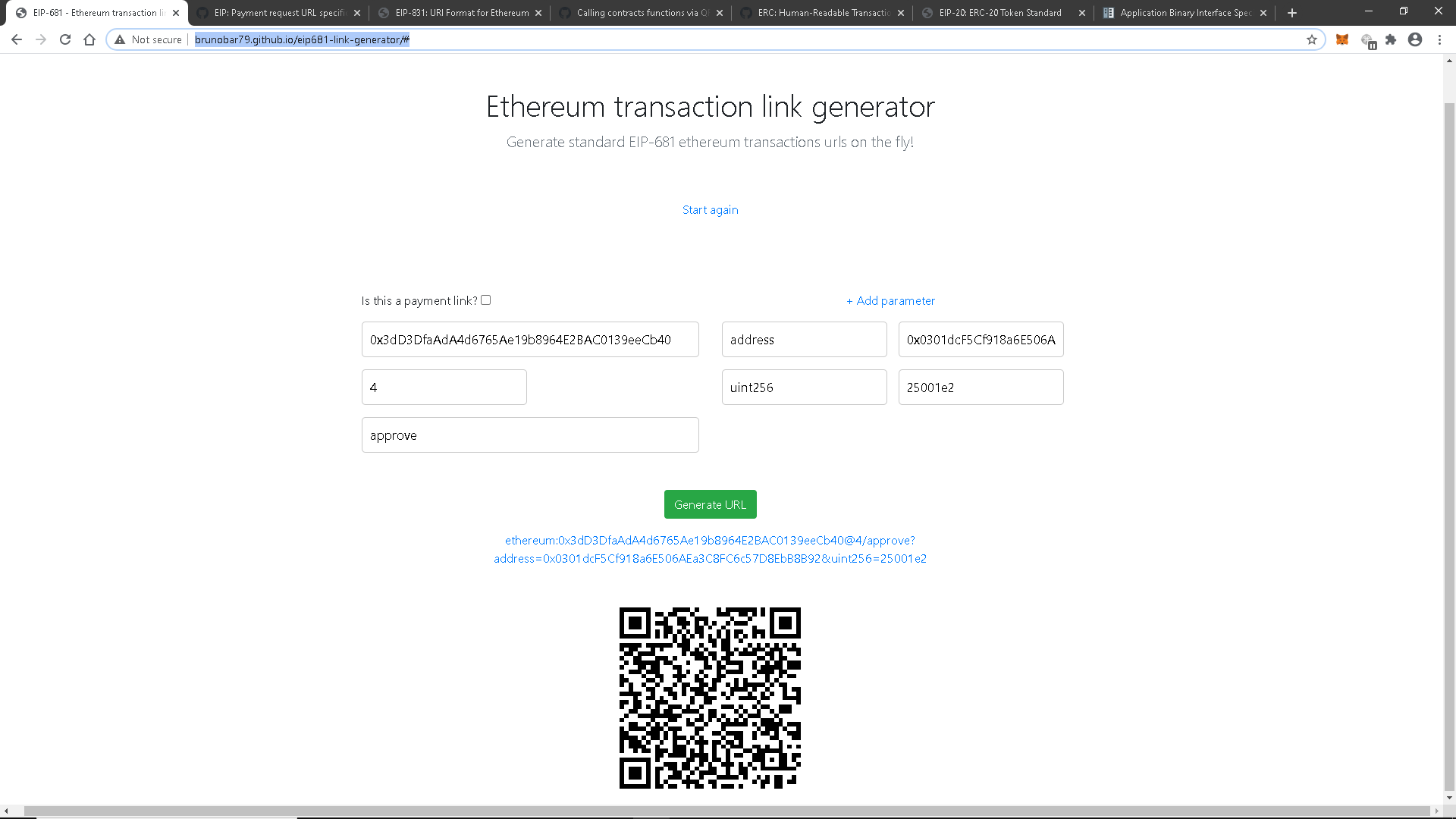 Calling contracts functions via QRCode scanning · Issue #1059 · MetaMask/metamask-mobile · GitHub