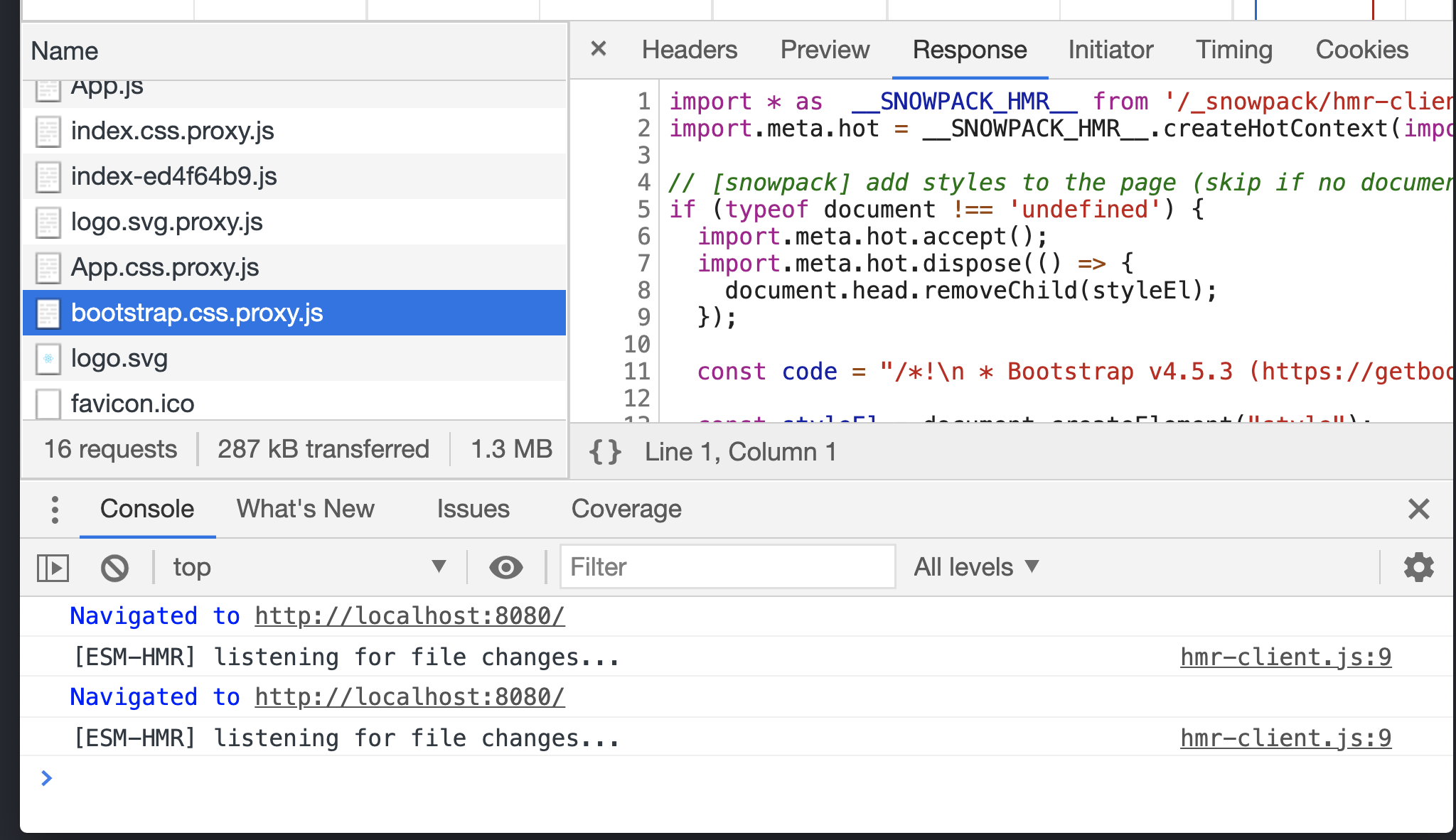 CSS proxy issue. Wrong mime type. · FredKSchott snowpack · Discussion #740 · GitHub