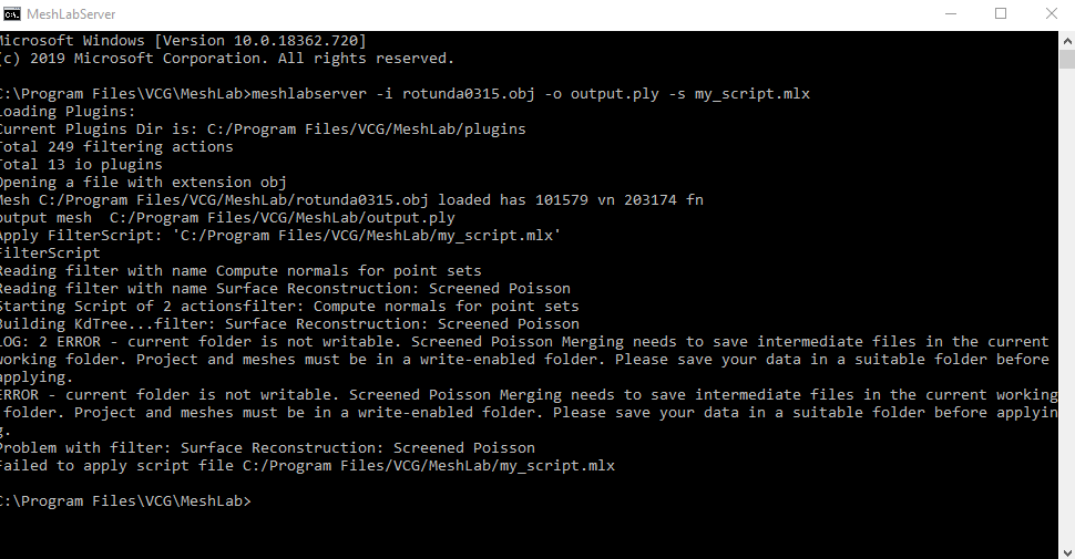 PR_a36436 · Issue #604 · cnr-isti-vclab/meshlab · GitHub