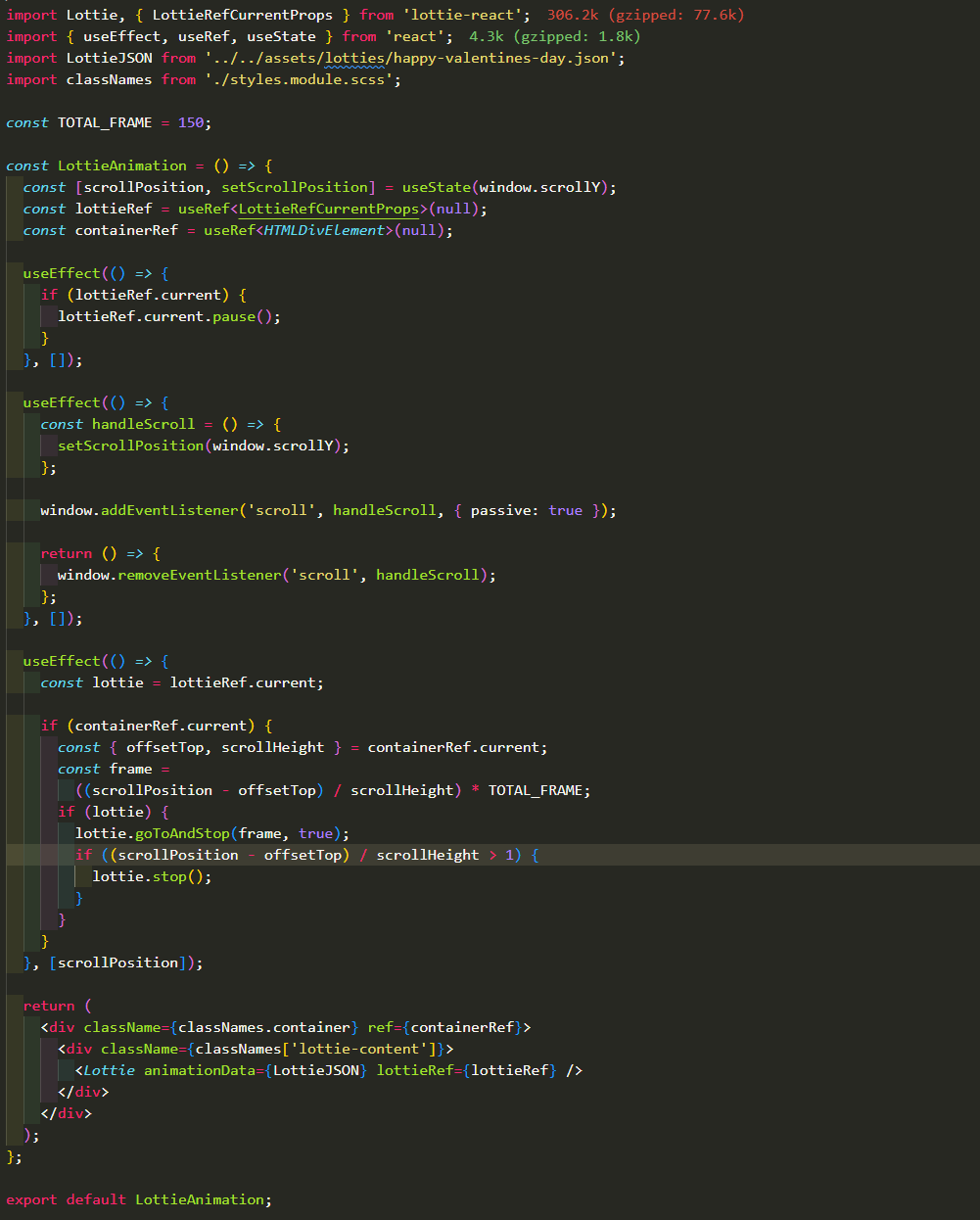 how to lottie interact scroll when element is fixed/sticky · Issue #85 · Gamote/lottie-react ...