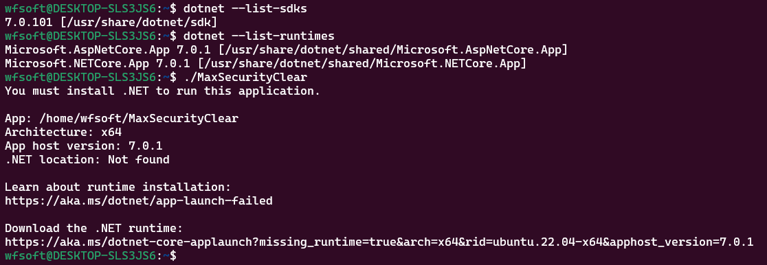 The dotnet SDK has been installed but cannot start any applications · Issue #8071 · dotnet/core ...