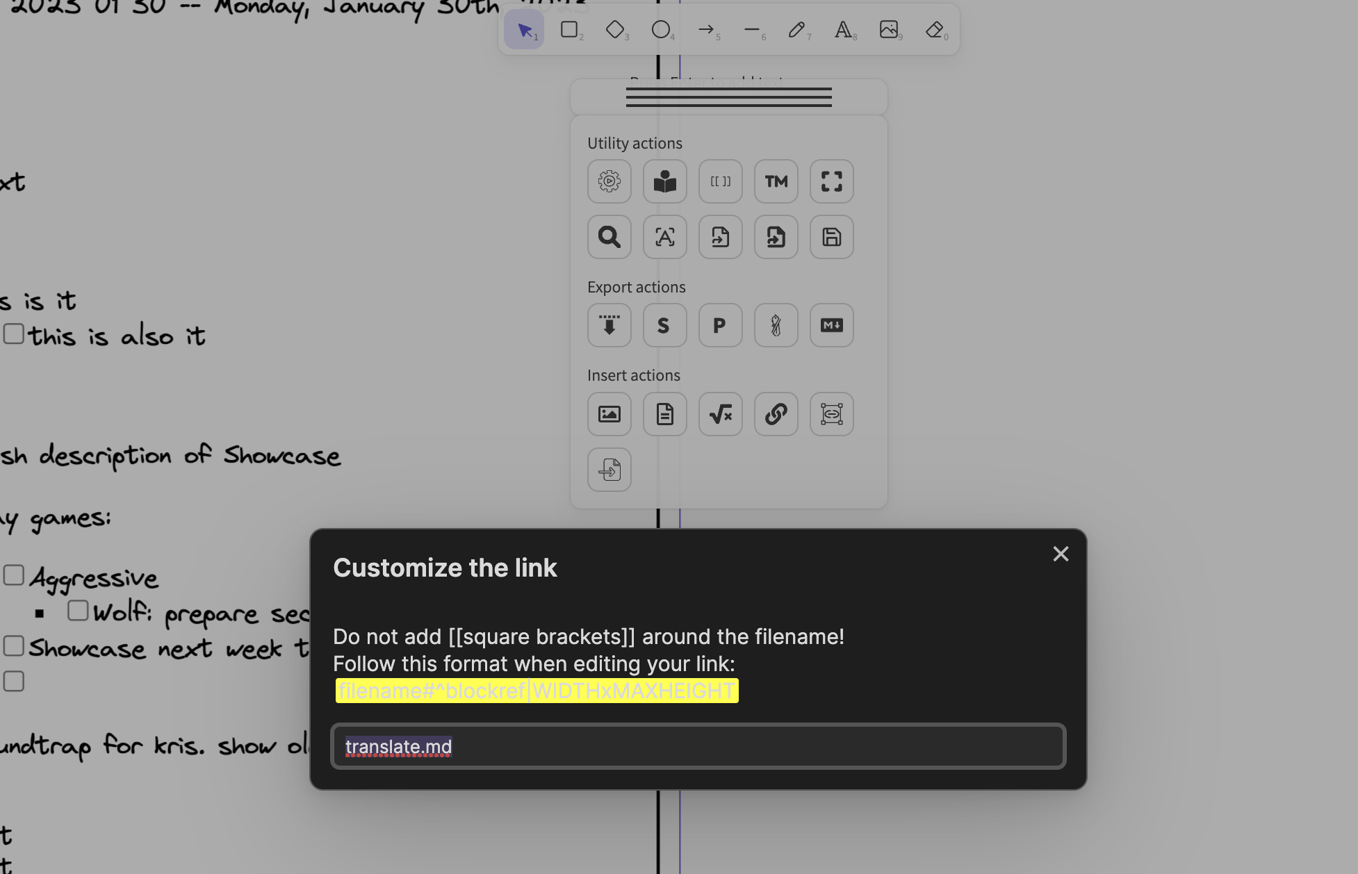 BUG: Customize the link is losing part of the filename, and may not be working. · Issue #1007 ...