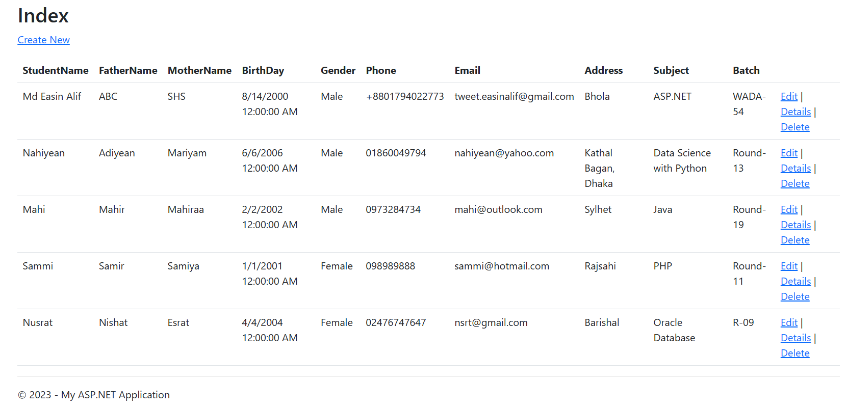 GitHub - alif-dot/StudentCrudApplication: Building a CRUD app in ASP ... GitHub - alif-dot/StudentCrudApplication: Building a CRUD app in ASP ...