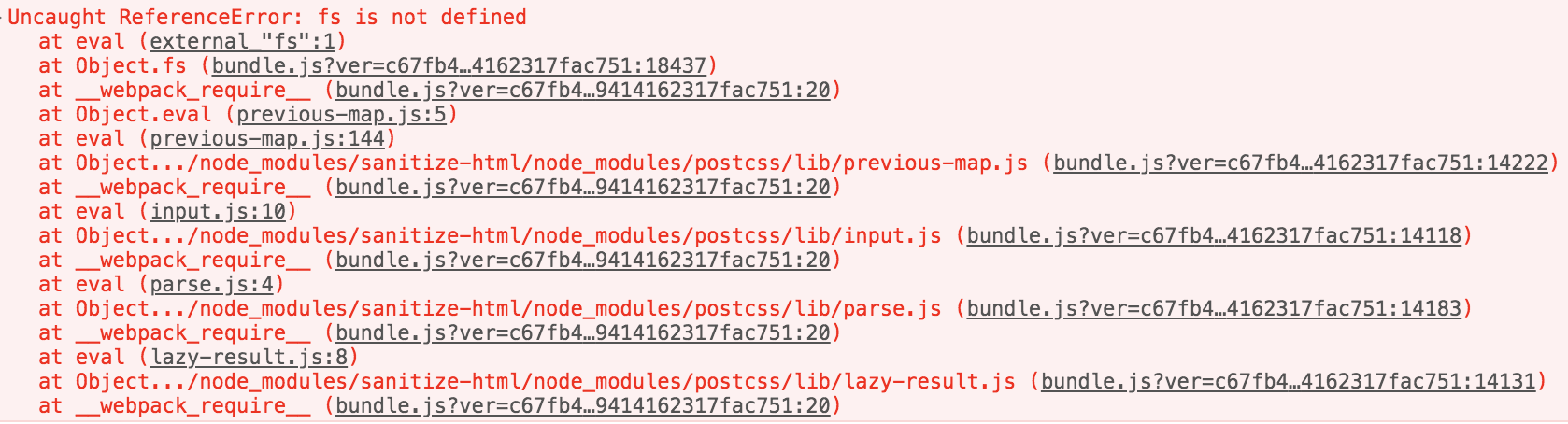 Error after installing Library and calling the sanitizeHtml() · Issue #431 · apostrophecms ...