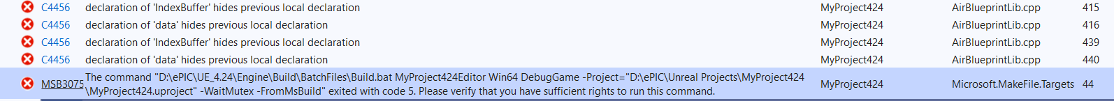 Build.cmd Error · Issue #2523 · microsoft/AirSim · GitHub