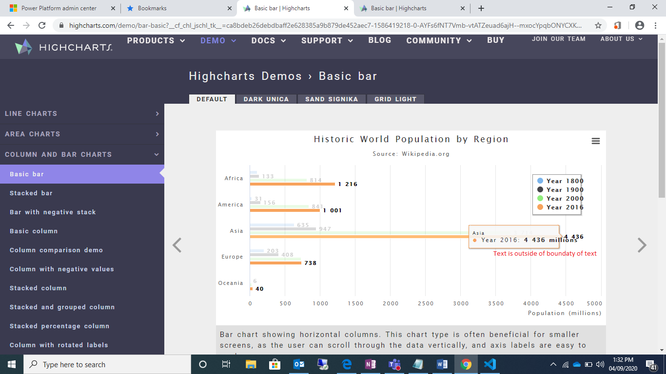 After applying 'Text Spacing' feature on screen, graph tool tip text should not be appears ...