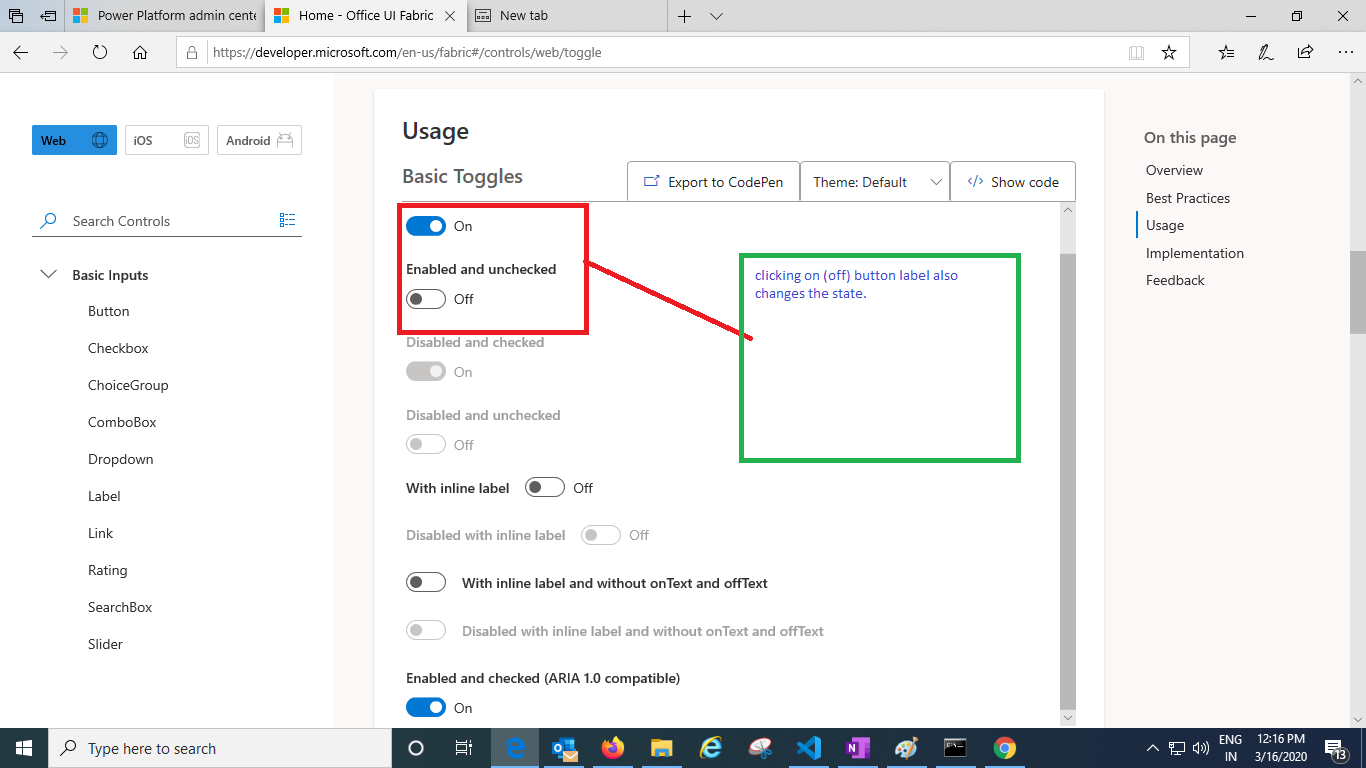 Toggle state is changing while clicking on its label · Issue #12310 ...