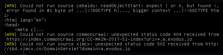 could not run source cebaidu , commoncrawl · Issue #368 · projectdiscovery/subfinder · GitHub