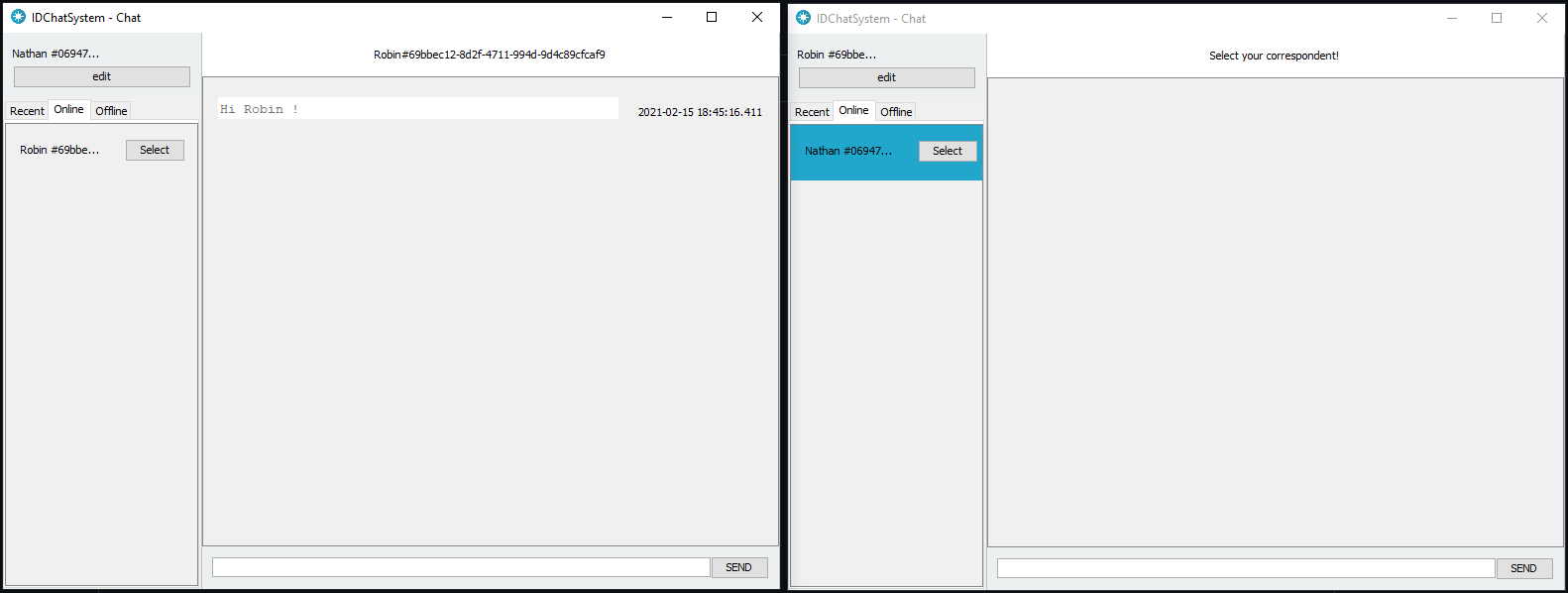 GitHub - nsmaniotto/Distributed-Chat-System: Design and development of a chat software. Project ...