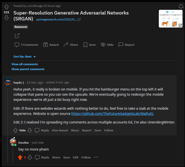 Mobile Optimizations And Maybe Website Redesign · Issue 153 · Thefuturegadgetslabwaifuxl · Github