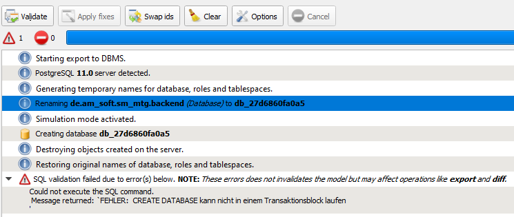 Make textual outputs of validation copyable. · Issue #1327 · pgmodeler/pgmodeler · GitHub
