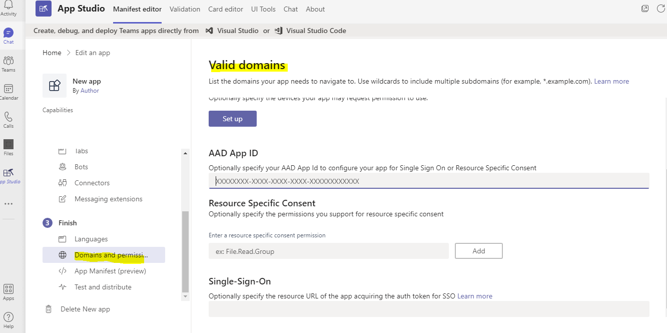 `App webApplicationInfo or resource not defined in manifest` from getAuthToken · Issue #974 ...