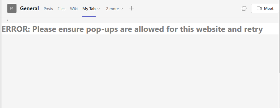 App publication failed because the consent pop-up window is getting ...