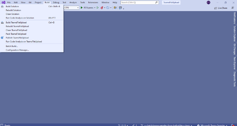 Cannot find the menu item in VS2022 Prev 17.4.0 Prev 2.1 · Issue #7091 · MicrosoftDocs/msteams ...