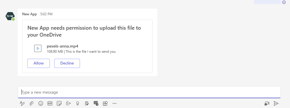 Upload large file to user's OneDrive using bot · Issue #620 · OfficeDev/Microsoft-Teams-Samples ...