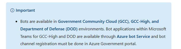 Availability of bot in different environments · Issue #8429 · MicrosoftDocs/msteams-docs · GitHub