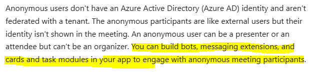 Me Support For Anonymous Users · Issue 9037 · Microsoftdocsmsteams Docs · Github 