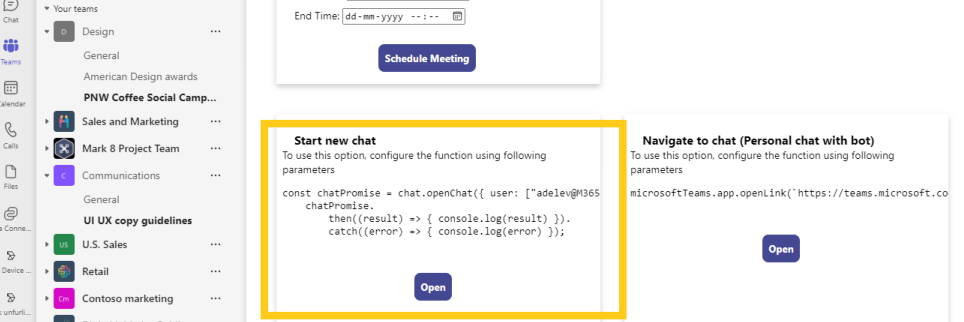 Deep link chat does not work in the new version of teams · Issue #1904 · OfficeDev/microsoft ...
