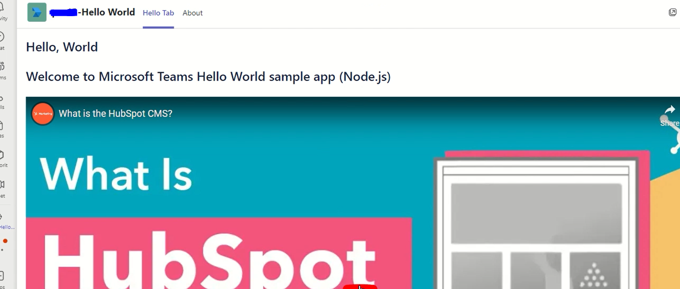 Empty content in custom MS Teams tab · Issue #9636 · MicrosoftDocs/msteams-docs · GitHub