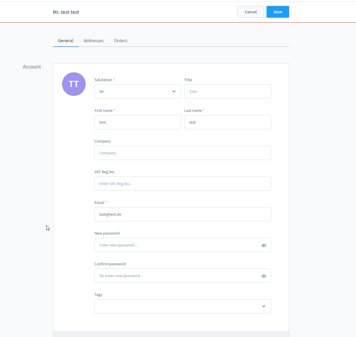 NEXT-8592- Change customer password (from administration) · Issue #879 · shopware/shopware · GitHub