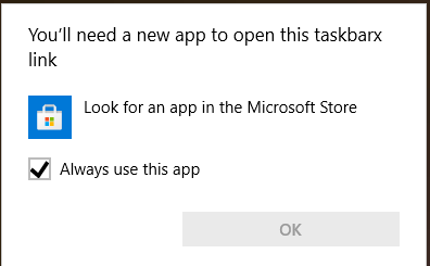 Uninstalled still getting taskbarx window on each boot · Issue #697 ...