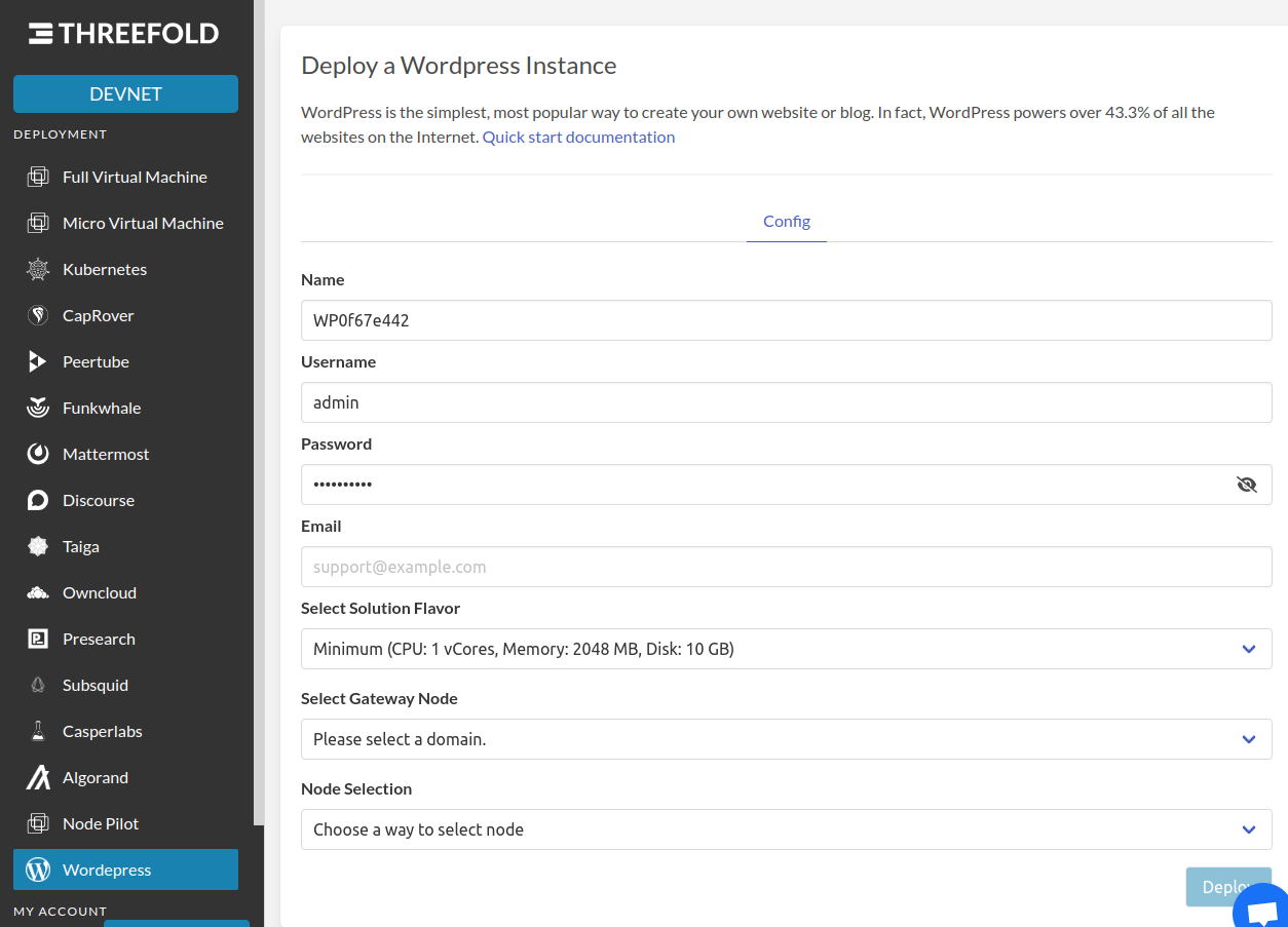 wordpress solution · Issue #1228 · threefoldtecharchive/grid_weblets · GitHub
