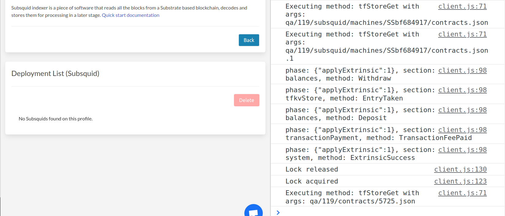 The back button returns an error · Issue #1287 · threefoldtecharchive/grid_weblets · GitHub