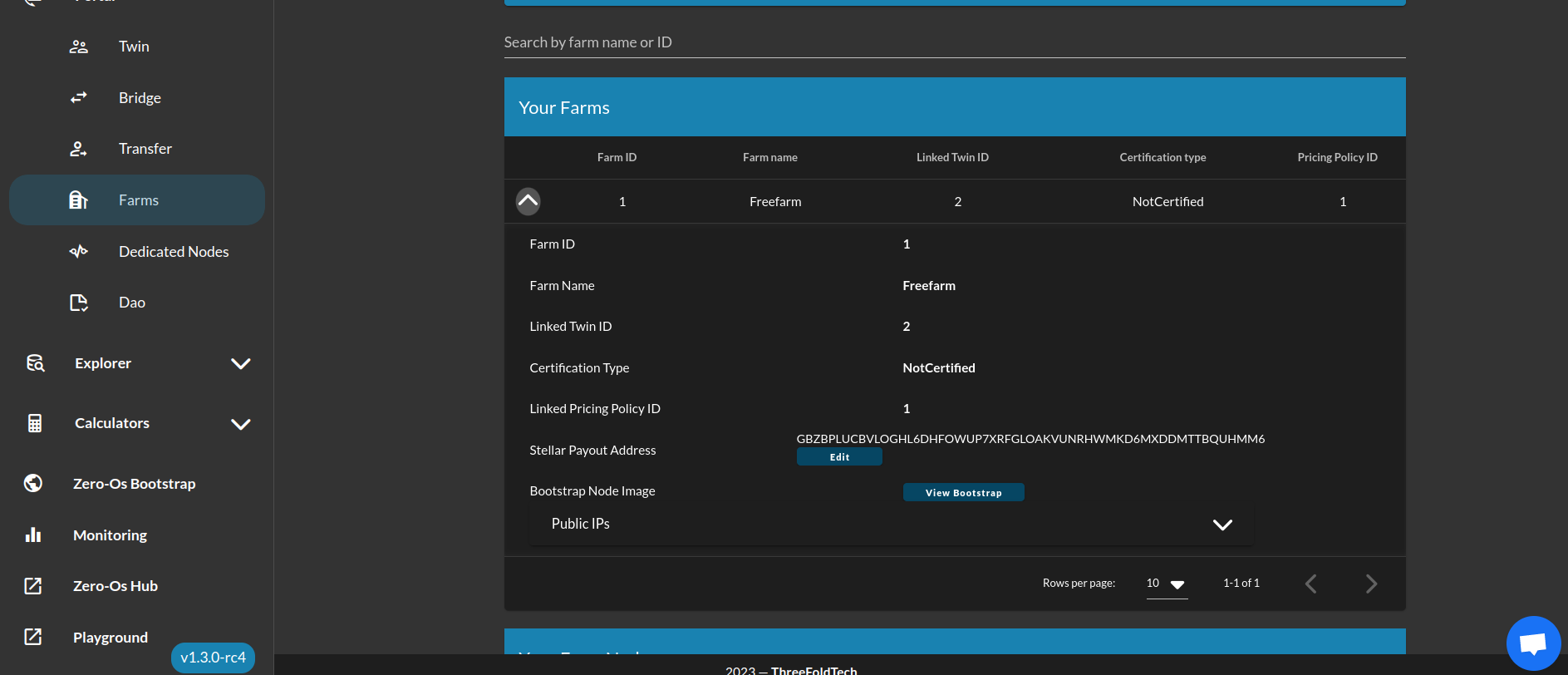 Stellar Payout Address edit btn messed up ui · Issue #50 · threefoldtech/tfgrid-sdk-ts · GitHub