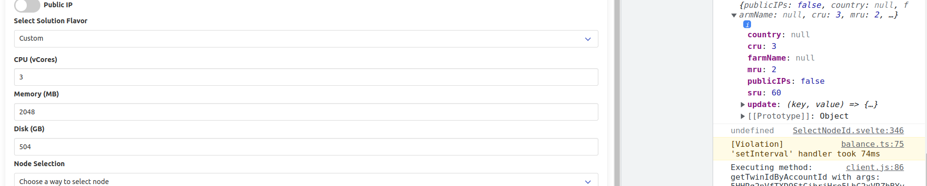 Capacity Filter: the sru is not updated if cpu, or memory value changed · Issue #1428 ...
